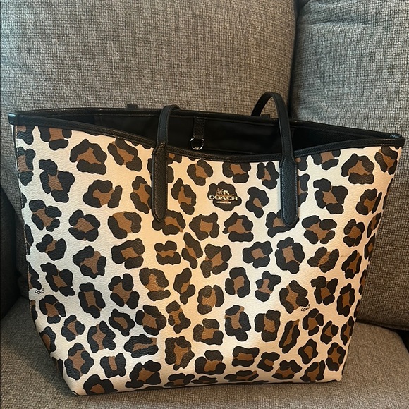 Coach | Bags | Coach Leopard Print Tote Bag | Poshmark